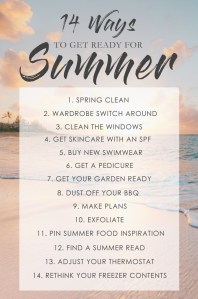 14 Ways to Get Ready for Summer – English Rose from Manchester's Blog